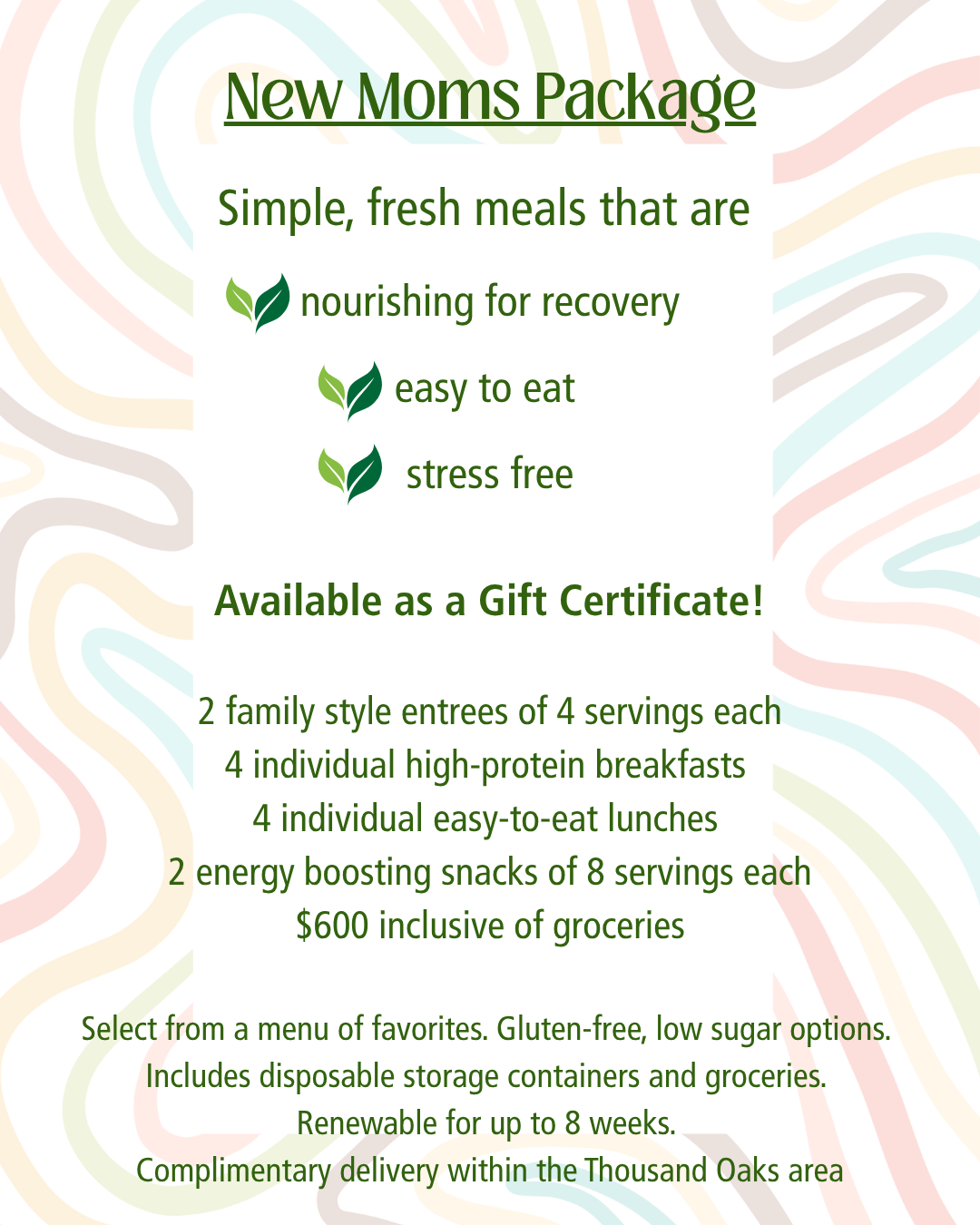 SPECIAL OFFERS – Vegan Chef Erin